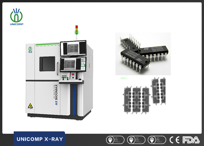 고 확대 PCB X-선 기계 Unicomp AX9100MAX 전자 IC 구성 요소 접착 유선 검사
